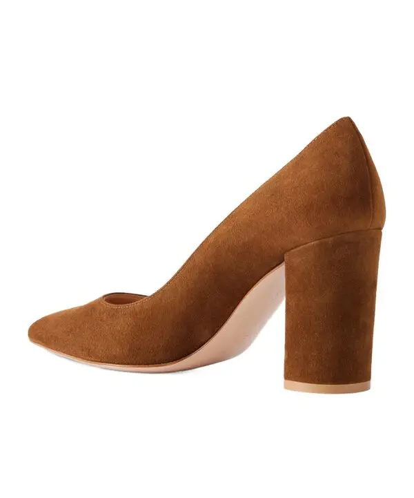 GIANVITO ROSSI Pointed-toe High Heels - Brown