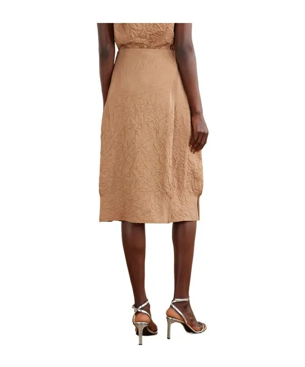 Tory Burch Crinkled-satin Skirt