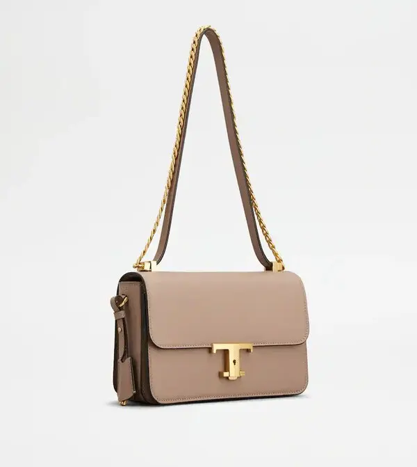 TOD'S T Timeless Flap Bag In Leather Mini