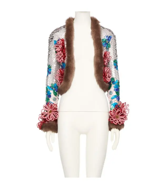 Valentino Garavani Embellished Floral Jacket