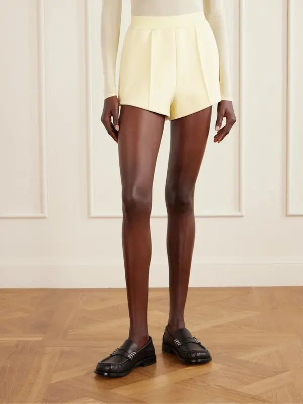 Wardrobe.NYC Pleated Casual Shorts