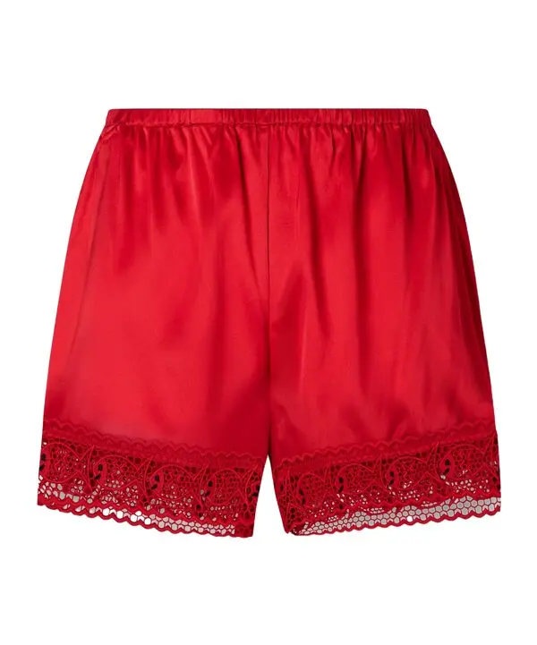 Staud Da Adolfo Silk Shorts