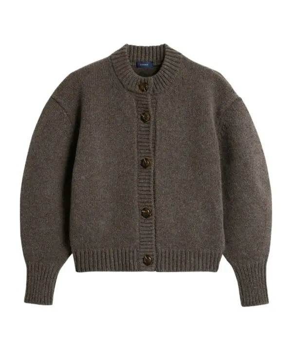 Soeur Leonard Button-fastening Cardigan - Brown