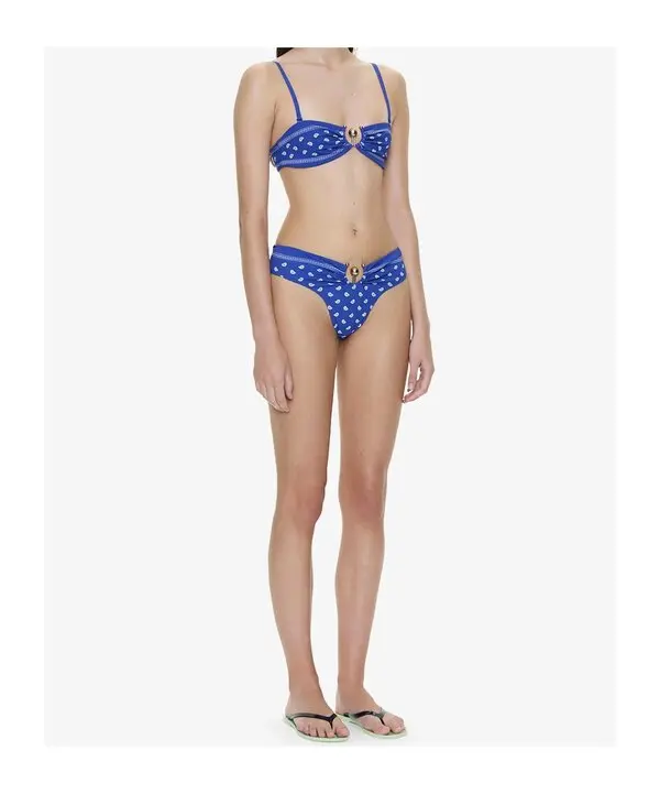 Christopher Esber Ruched Bandeau Bikini Top