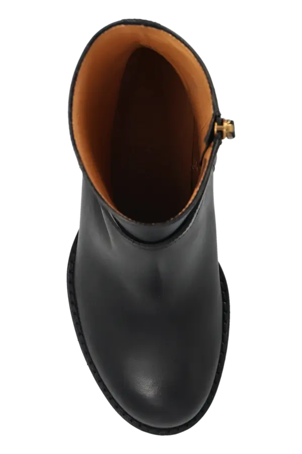 TOD'S Leather Heeled Ankle Boots