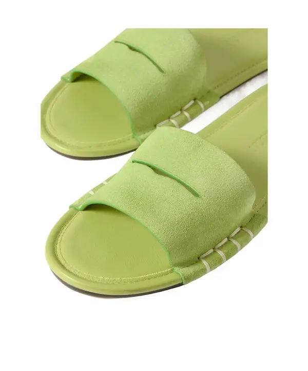 J.W.ANDERSON Whipstitched Suede Slides