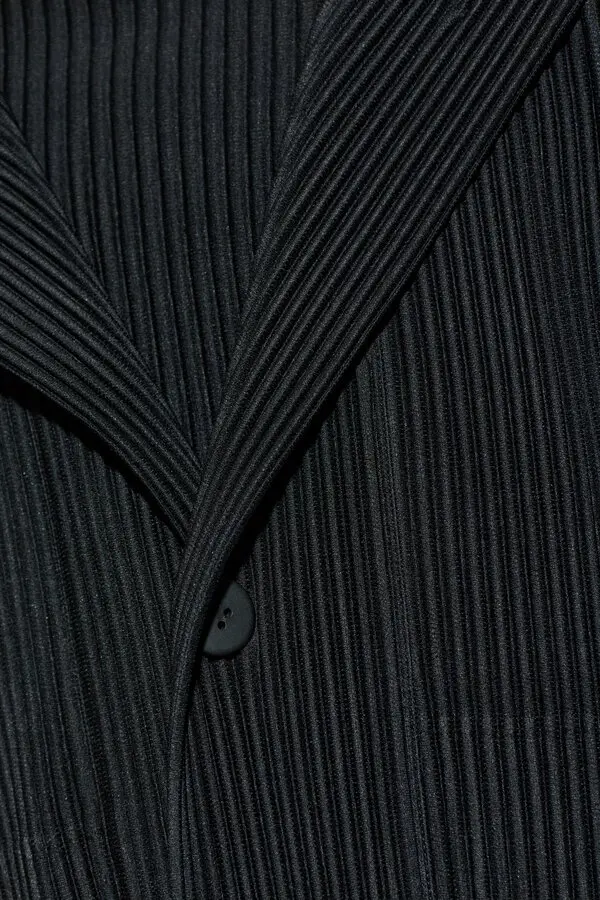 Issey Miyake Hooded Buttoned Coat