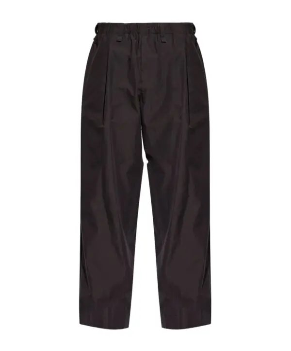 Issey Miyake Pleated Elasticated-waist Trousers - Brown