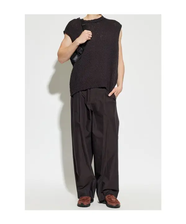 Issey Miyake Pleated Elasticated-waist Trousers