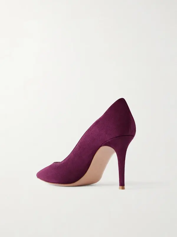 GIANVITO ROSSI Purple High Heels