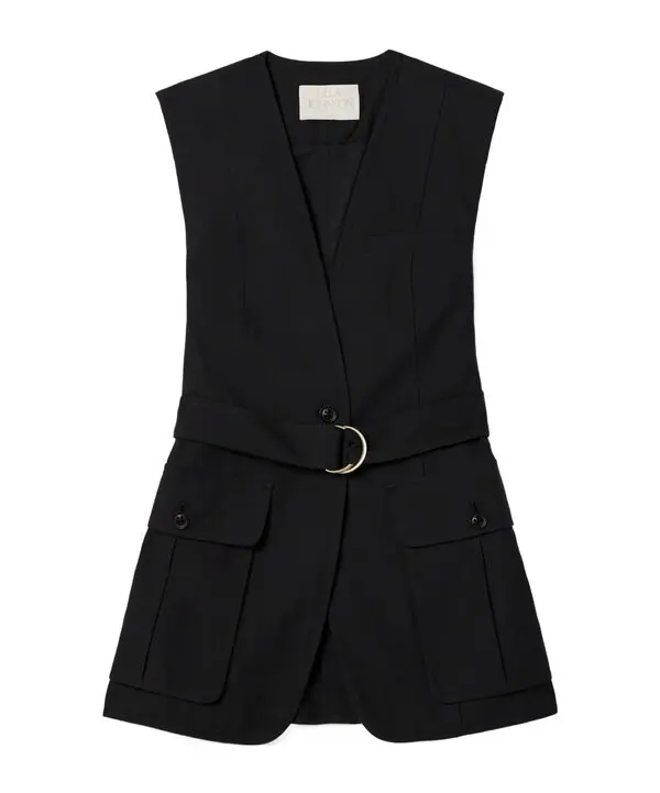 Ulla Johnson Lyocell-blend Twill Vest