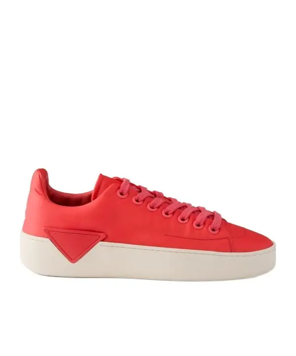 Prada Court Re-nylon Sneakers - Coral