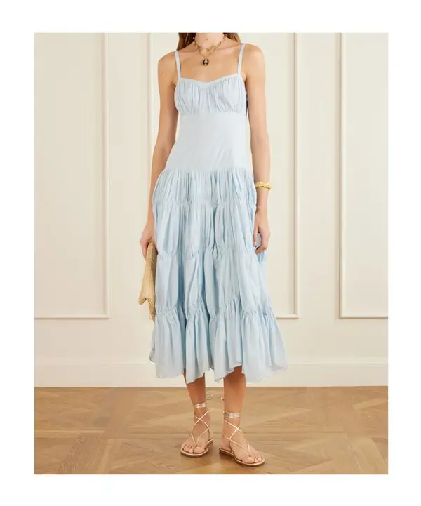 Ulla Johnson Emmalina Cotton Midi Dress