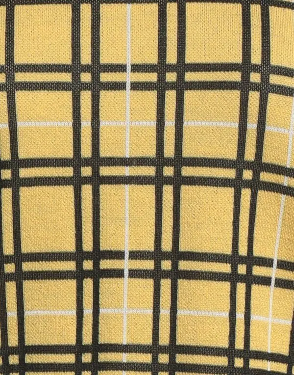 Marni Plaid Wool Turtleneck Knit Sweater