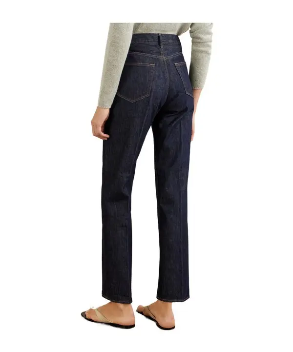 Auralee High-rise Straight-leg Jeans