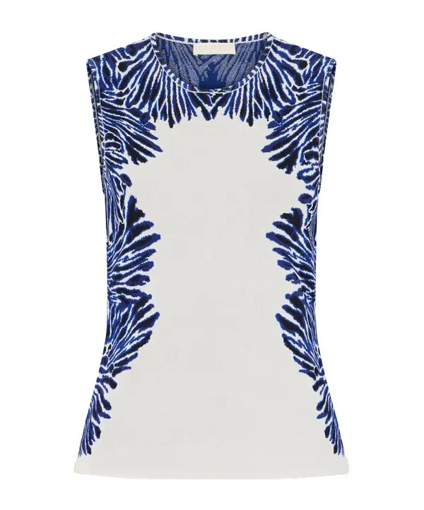 Ulla Johnson Aylin Jacquard-knit Tank - White