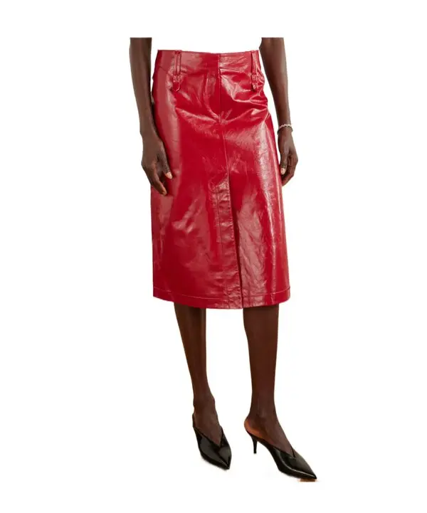 Tory Burch Leather Skirt