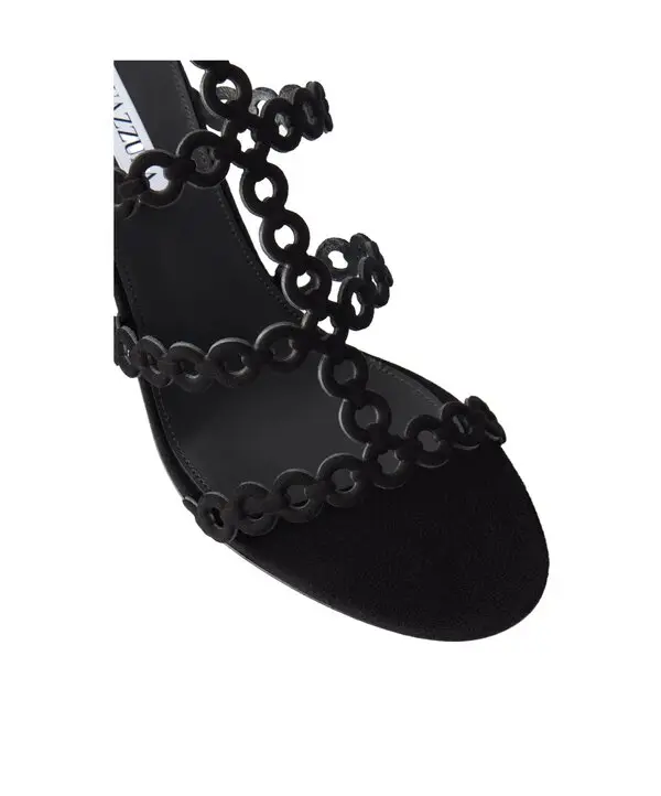 AQUAZZURA Cutout Suede Sandals