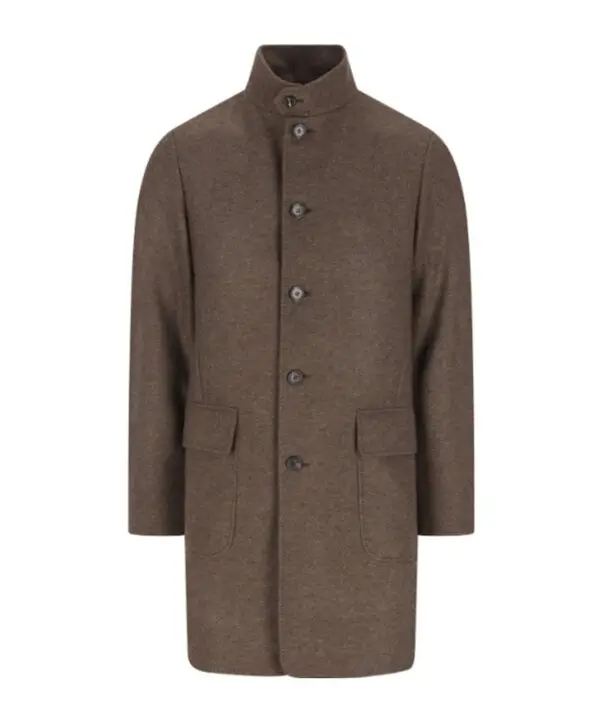Loro Piana High-neck Sweater Coat