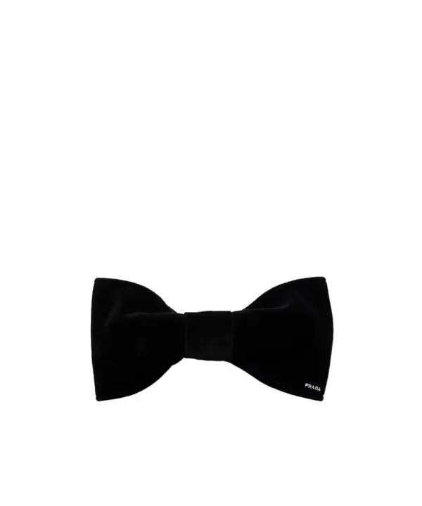 Prada Velvet Hair Clip - Black