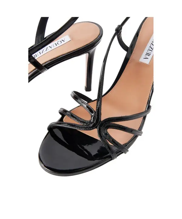 AQUAZZURA Patent-leather Slingback Sandals