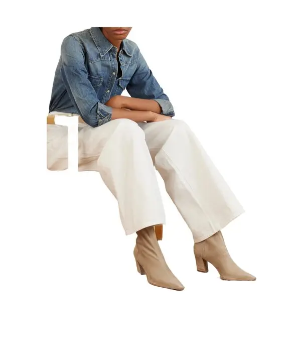 AQUAZZURA Francoise 70 Suede Boots
