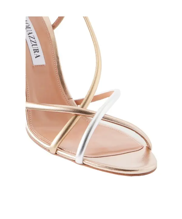 AQUAZZURA Solid Leather Sandals