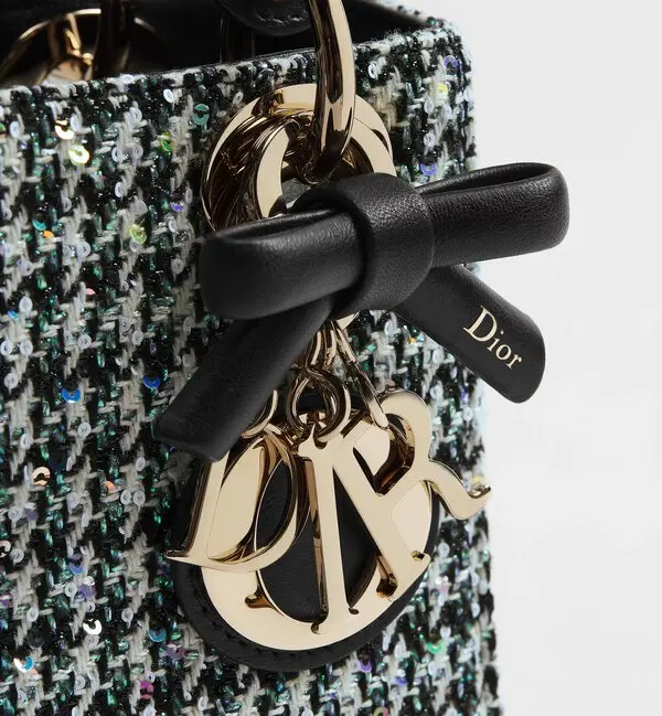 Dior Mini Lady Bag With Chain