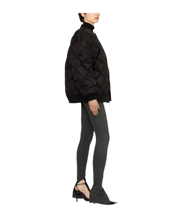 Wardrobe.NYC Quilted Shell Bomber Jacket