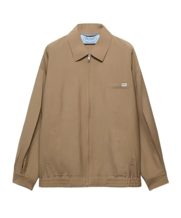 Prada Mohair Wool Blouson Jacket
