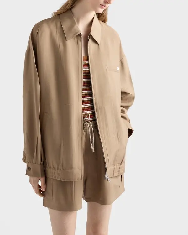 Prada Mohair Wool Blouson Jacket