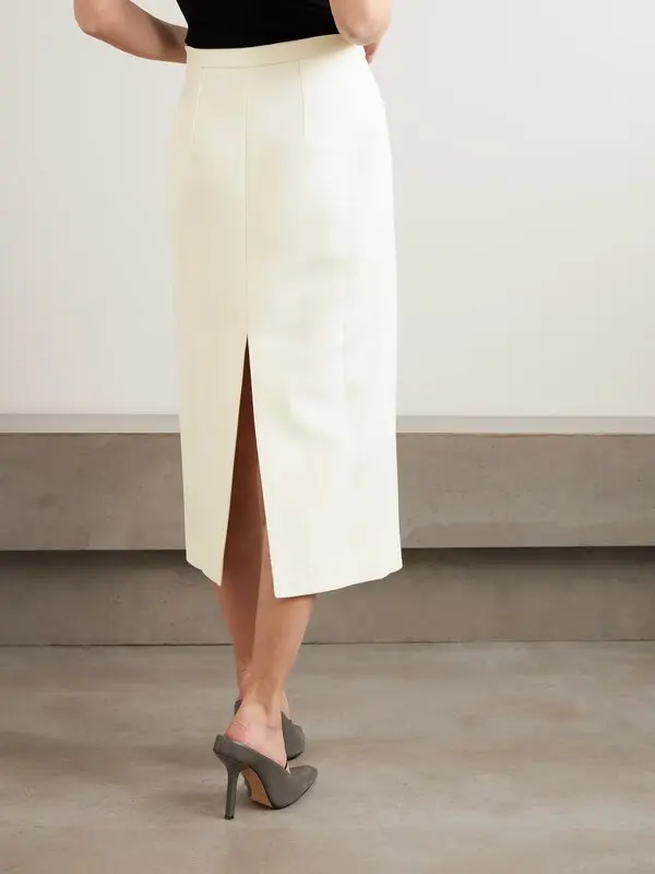 Alessandra Rich Wool Midi Skirt