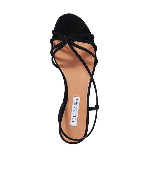 AQUAZZURA Suede Slingback Sandals