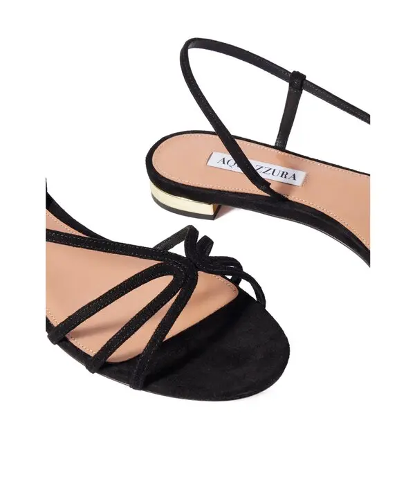 AQUAZZURA Suede Slingback Sandals