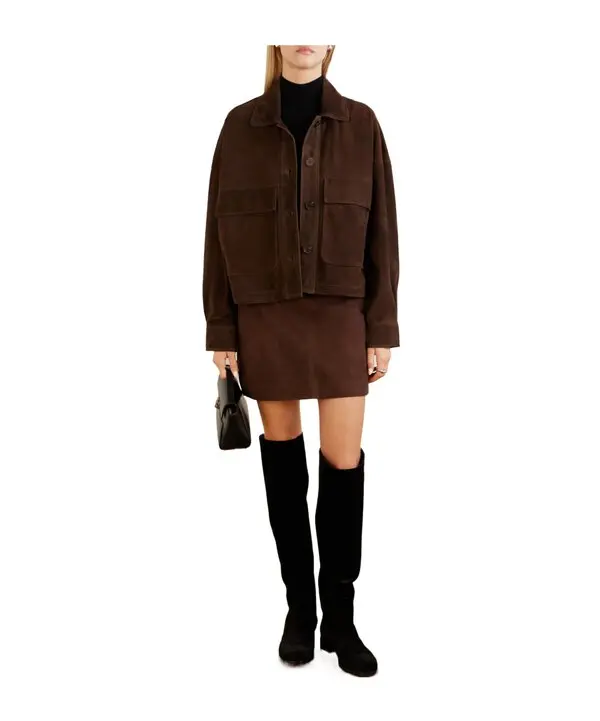 ARMA Suede Mini Skirt