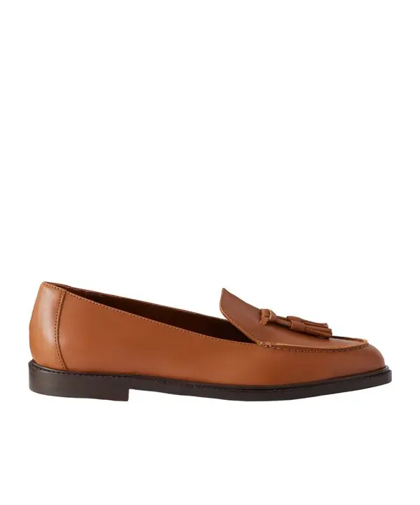 Manolo Blahnik Bucky Tasseled Loafers - Brown