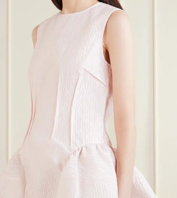 Cecilie Bahnsen Patchwork Midi Dress