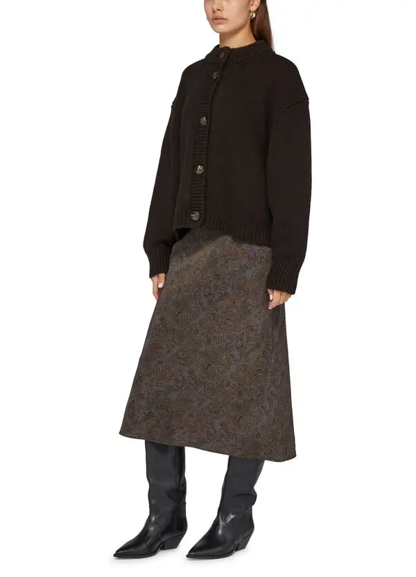 Soeur Solid Color Long-sleeve Cardigan