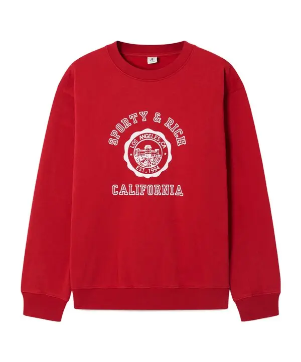 SPORTY  RICH California Print Sweatshirt