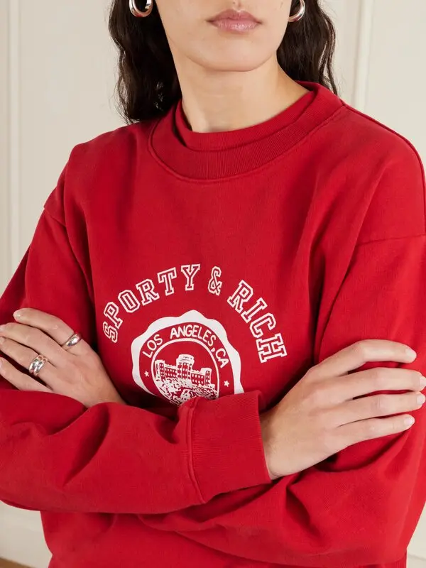 SPORTY  RICH California Print Sweatshirt