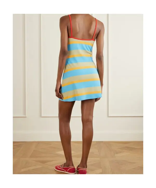 Staud Vespa Striped Dress