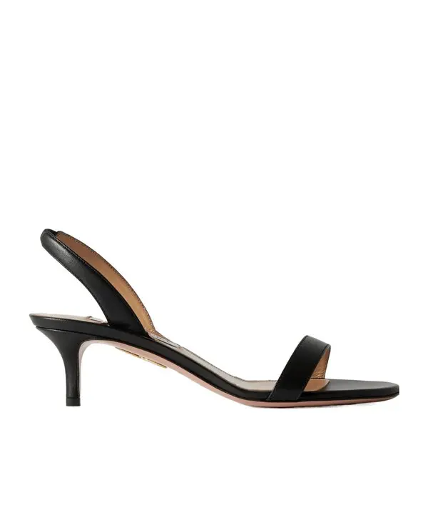 AQUAZZURA Strapup Highheel Sandals - Black