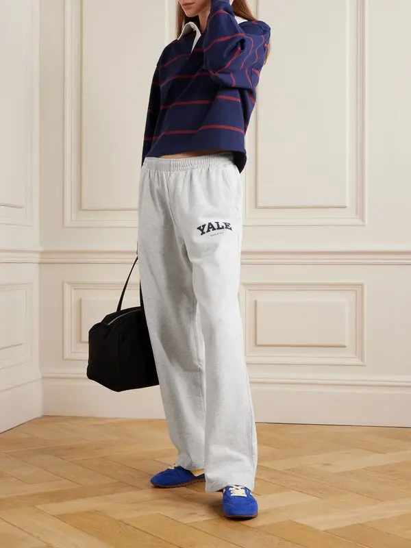 SPORTY  RICH Sporty & Rich Yale Printed Sweatpants
