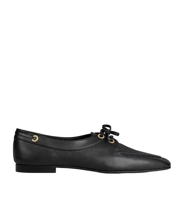 Celine Miles Loafer In Supple Calfskin - Black