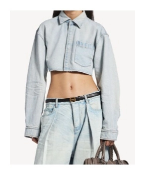 Balenciaga Cropped Shirt