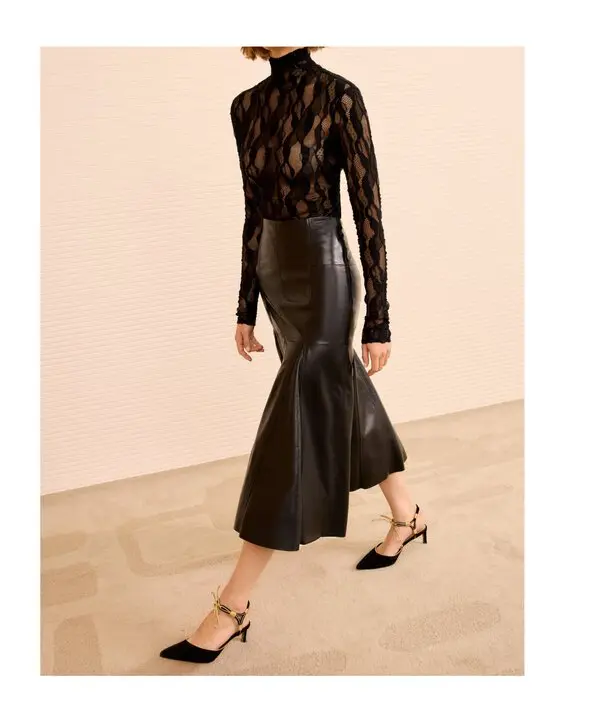 Ulla Johnson Mesh Lace Turtleneck