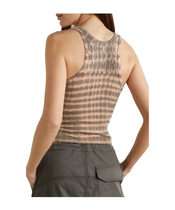 AGOLDE Tie-dye Ribbed Bodysuit