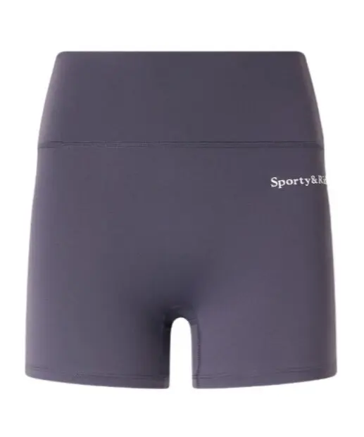 SPORTY  RICH Sporty & Rich Print Stretch-jersey High-rise Tennis Shorts
