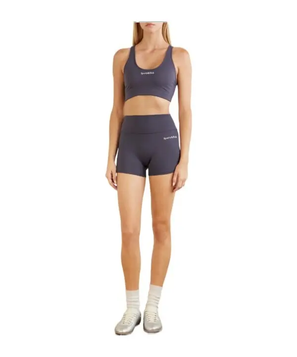SPORTY  RICH Sporty & Rich Print Stretch-jersey High-rise Tennis Shorts