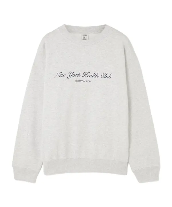 SPORTY  RICH Sporty & Rich Crewneck Sweatshirt With Lettering